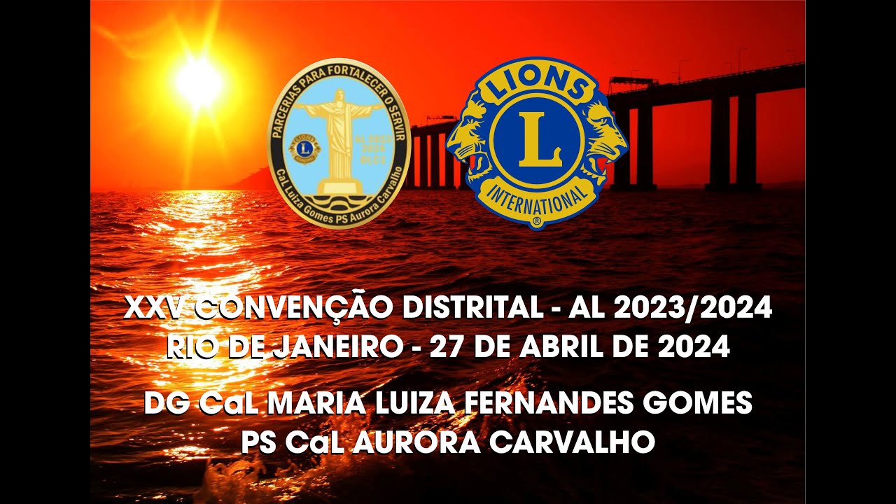 XXV CONVENÇÃO DISTRITAL - AL 2023/2024 / 2ªPLENÁRIA - YouTube
