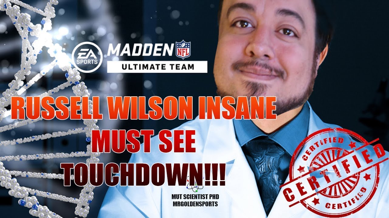 Russell Wilson Insane MUST SEE TOUCHDOWN!!!- Madden 20 Ultimate Team ...