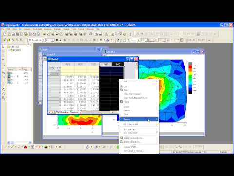 Whtat does it mean Contour Plot and how to create it using origin? - Basic Knowledge for Ab ...