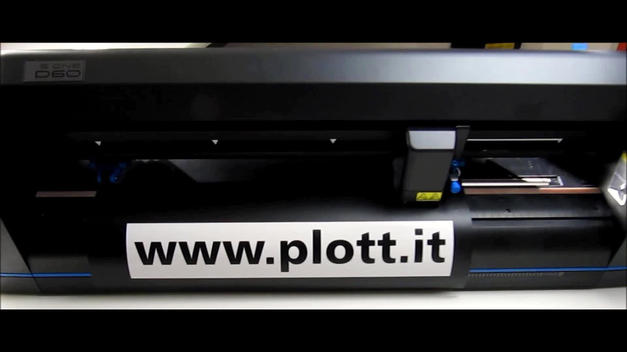 Plotter da taglio Summa S1 D60 taglia pellicola adesiva - YouTube