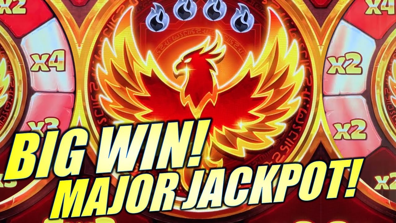 ★BIG WIN!★ MAJOR JACKPOT AND GRAND FREE GAMES! RISING PHOENIX Slot ...