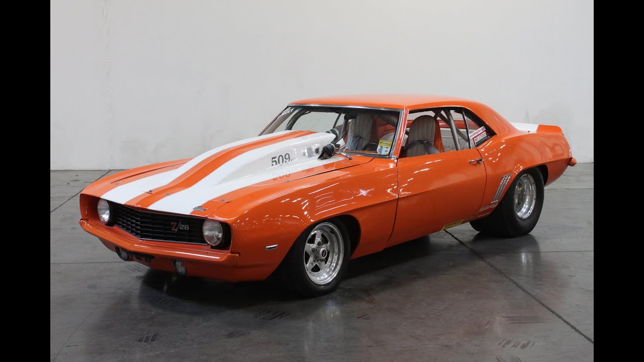 1969 Chevrolet Camaro Pro Street Stock 1250-SCT - YouTube