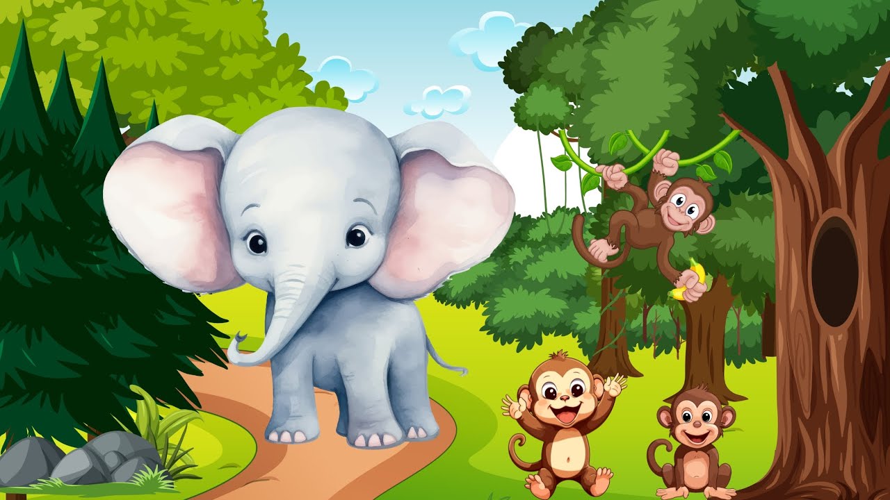 Ek Mota Hathi Kids Song I एक मोटा हाथी I Nursery Rhymes I Baby I ...