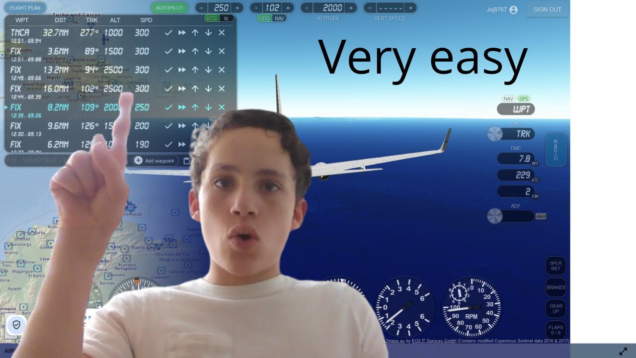 How to use the auto pilot in Geo FS - YouTube