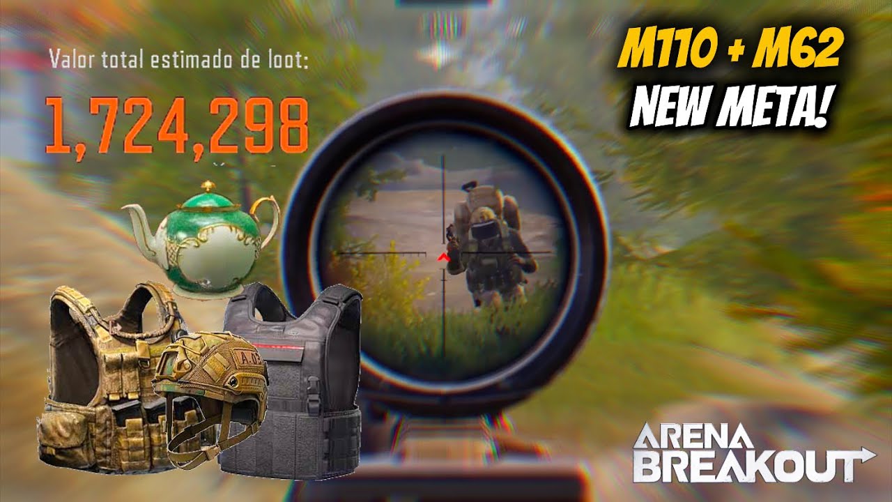JOGANDO COMO SNIPER DE M110 NO VALLEY (SOLO VS SQUAD) ARENA BREAKOUT ...