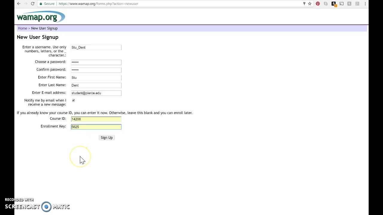 How to Create a WAMAP Account - YouTube