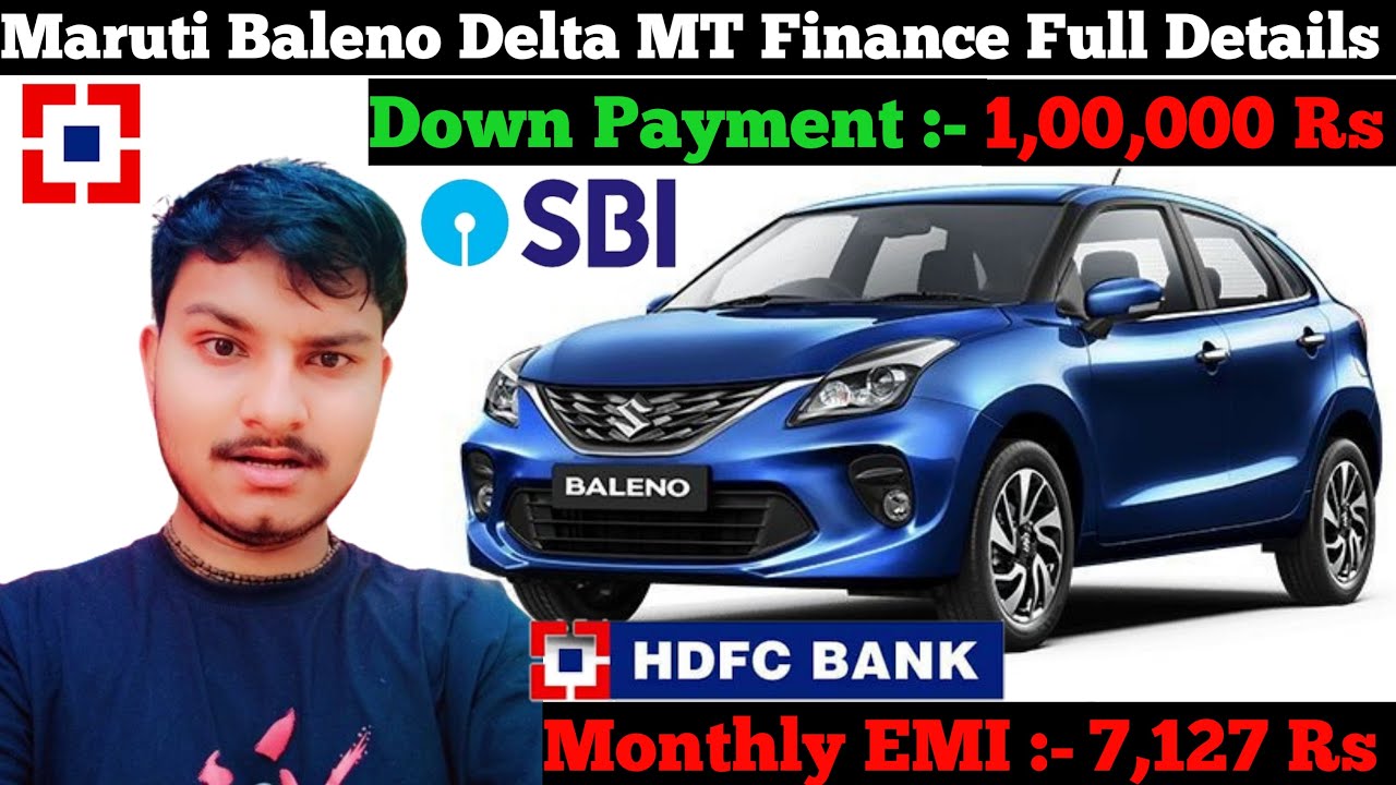 Maruti Baleno Delta MT Finance & EMI Full Details | New 2024 Maruti ...