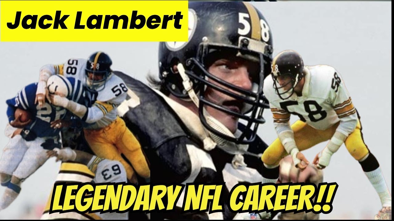 LEGENDARY Jack Lambert's NFL Hall of Fame CAREER HIGHLIGHTS! - YouTube