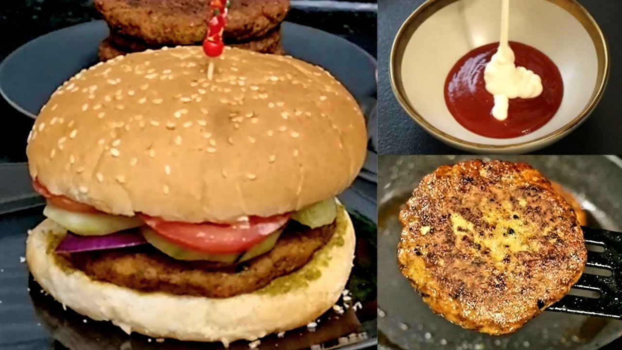 Indian Style Chicken Burger 🍔🍗 #burger #chicken - YouTube