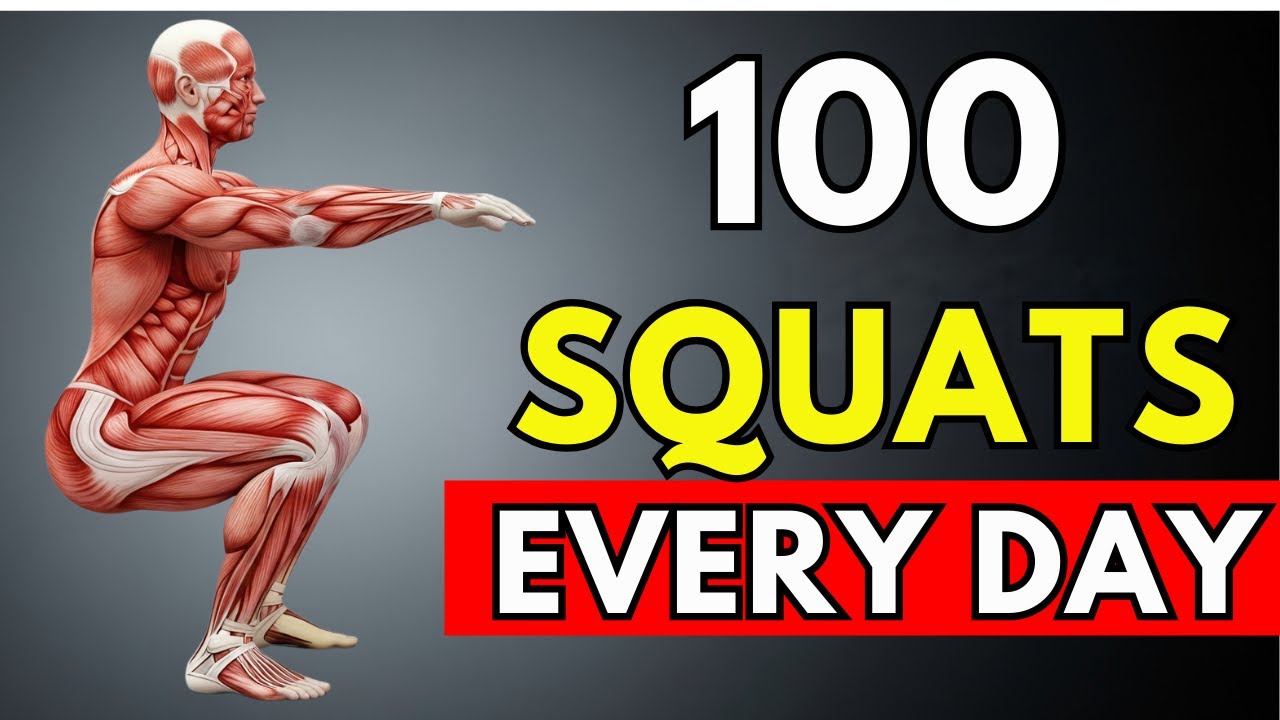 What Happens If You Do 100 Squats Every Day - YouTube