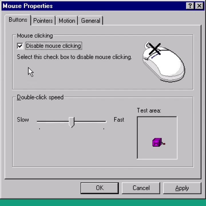windows 98 "disable mouse clicking meme" - YouTube