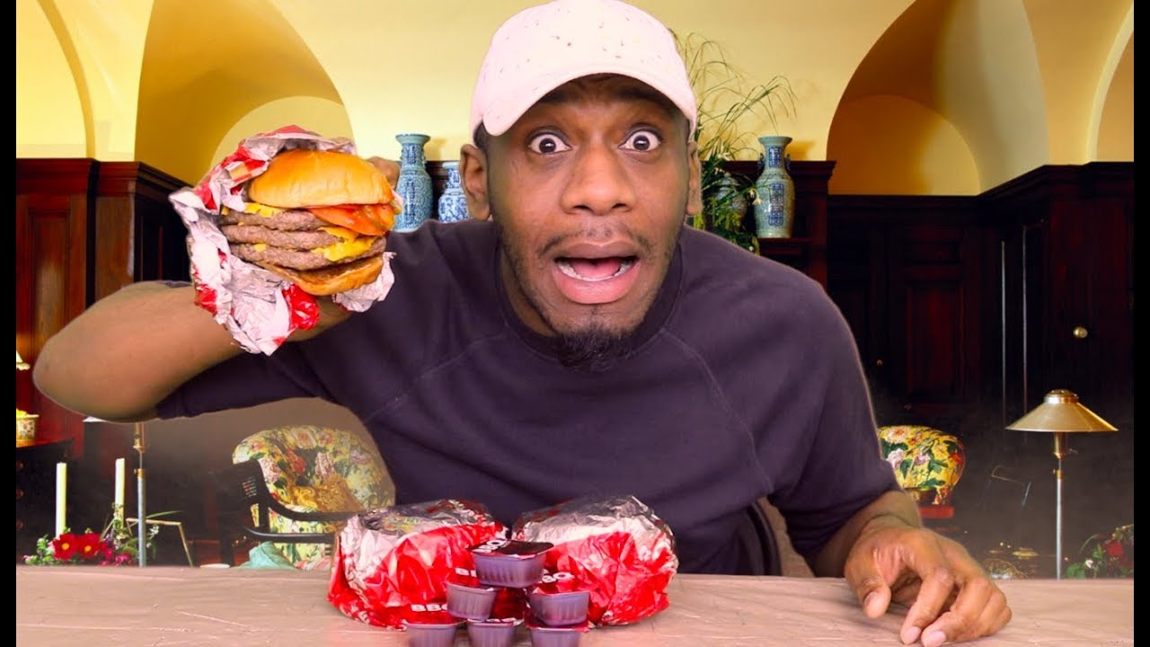 3 TRIPLE WENDY'S BURGERS CHALLENGE - YouTube