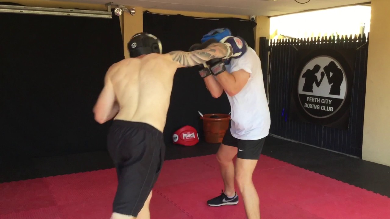 Perth City Boxing Club - Sparring - Travis Bowran and Lewis Whitelaw ...