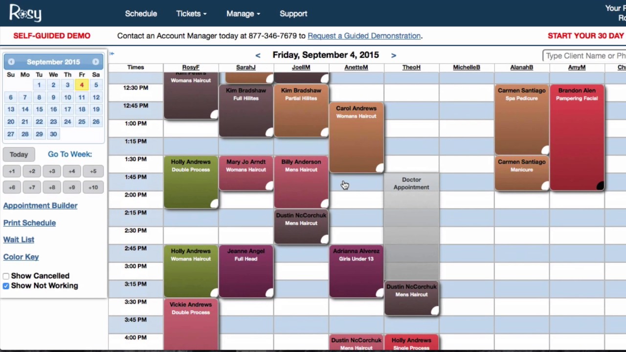 Rosy Salon Software - Free 30 Day Trial!!! - YouTube