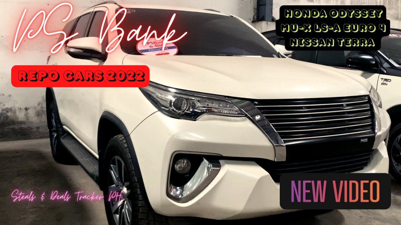PSBank REPO Cars 2022 Part 3! | Buy NOW and Bidding Available! - YouTube