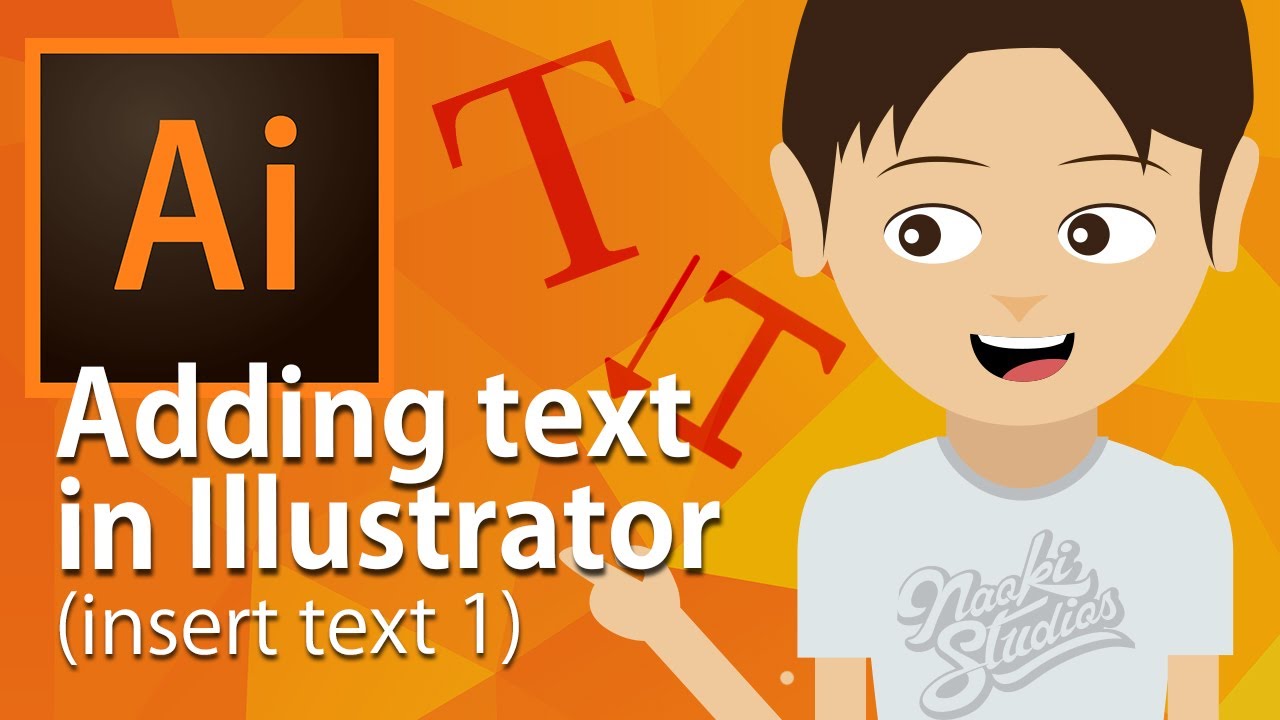 Adobe Illustrator Tutorials - Insert Text 1 - YouTube