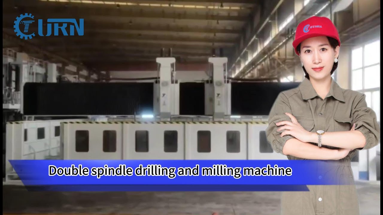 Bosm Double Spindle Drilling And Milling Machine - YouTube