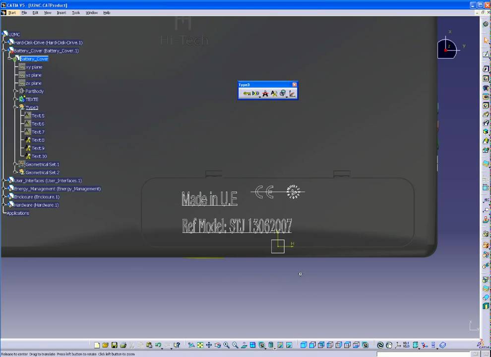 Type3 CAA V5 - Graphic radio - Text & Symbols in Catia V5 - YouTube