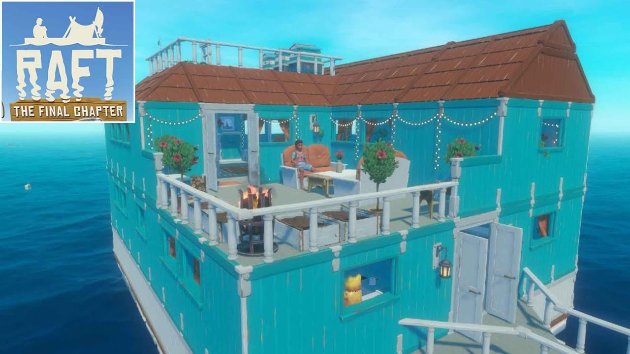 MEMBUAT RUMAH DI ATAS LAUT! - RAFT CREATIVE MODE - YouTube