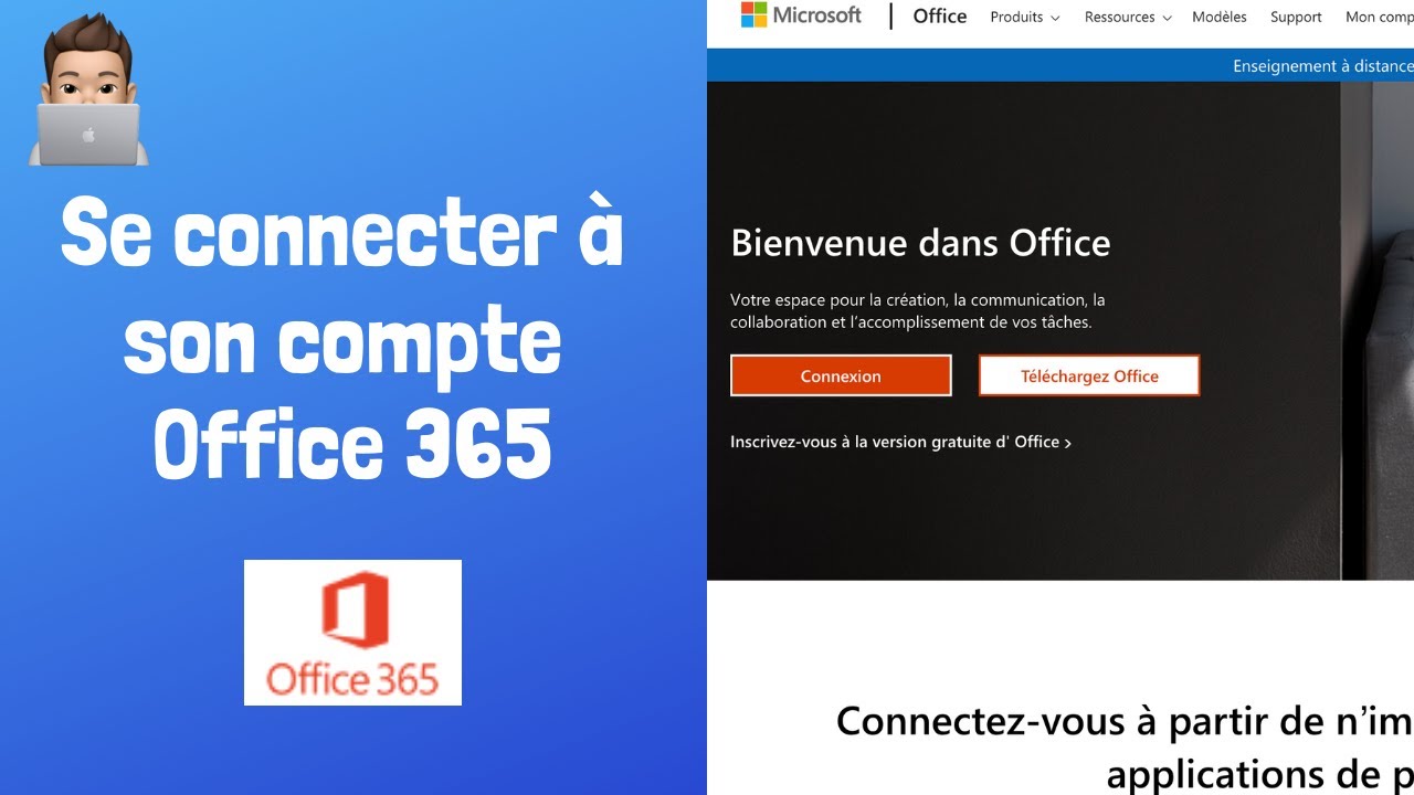 Se connecter à son compte Office 365 Education - YouTube