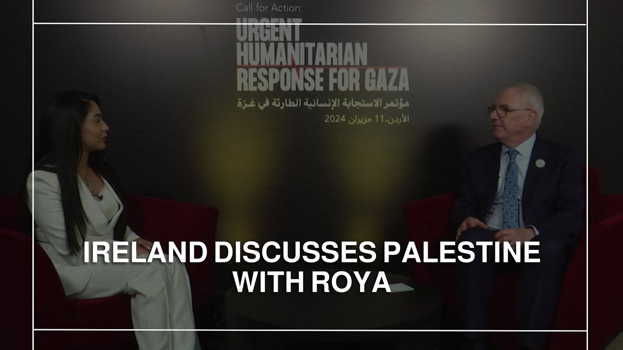 Roya interviews Michael Gaffey on sidelines of 'Urgent Humanitarian ...