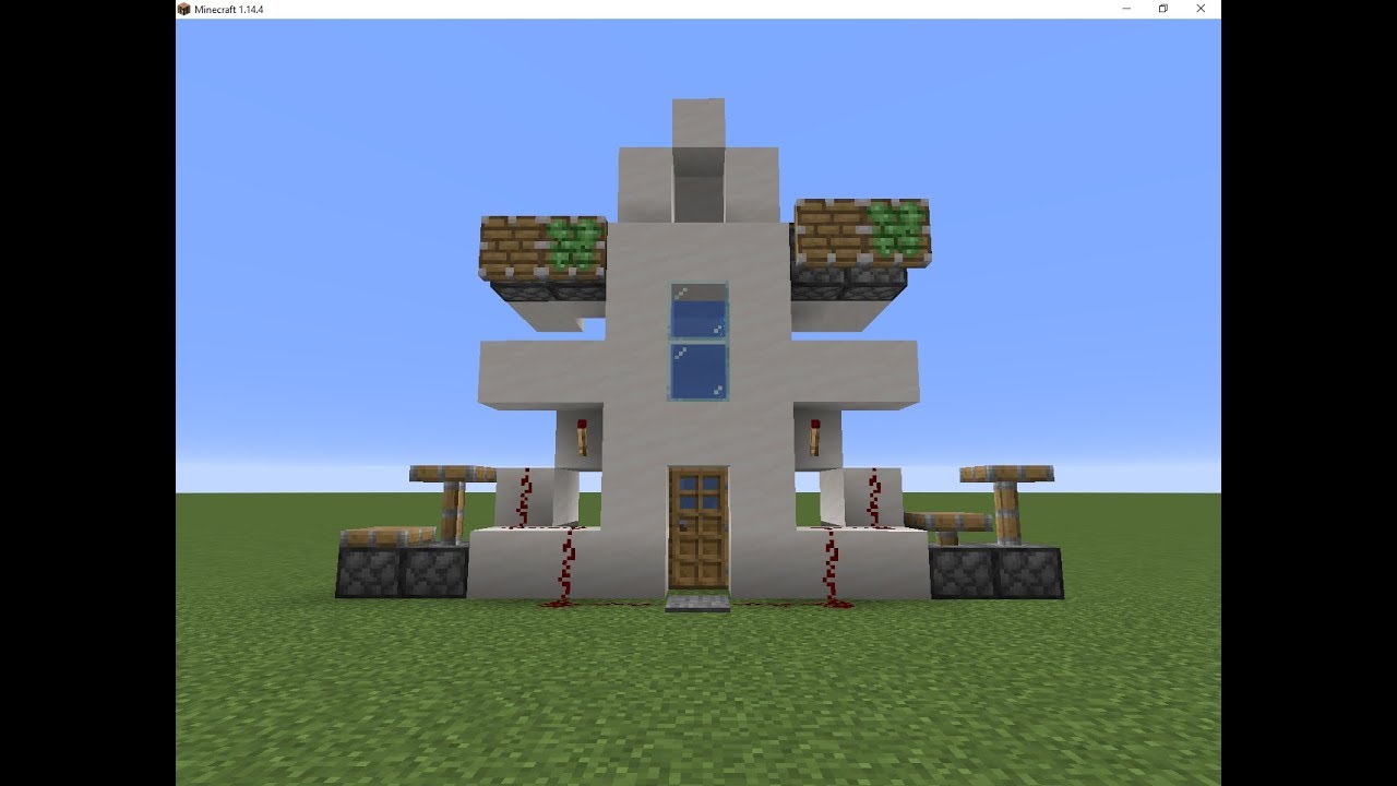 How to make a REDSTONE water elevator in 1.13+ |Minecraft redstone ...