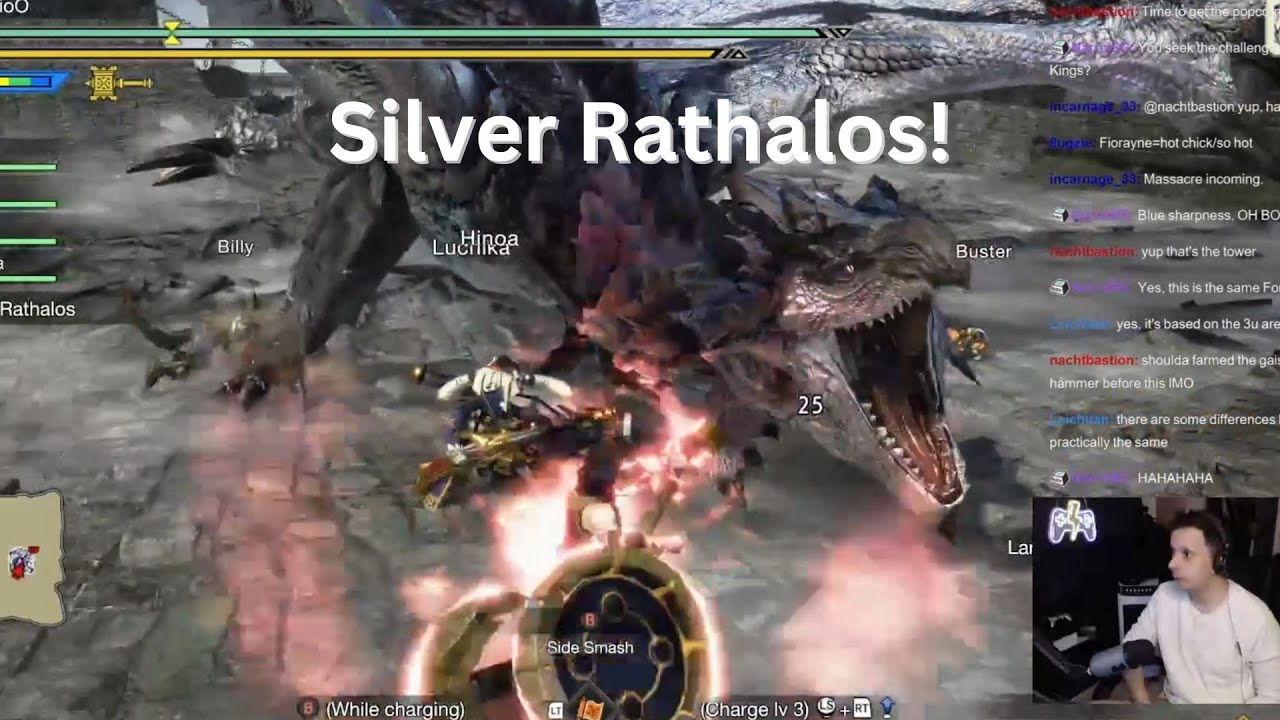 Hunting Silver Rathalos [Monster Hunter Rise] - YouTube