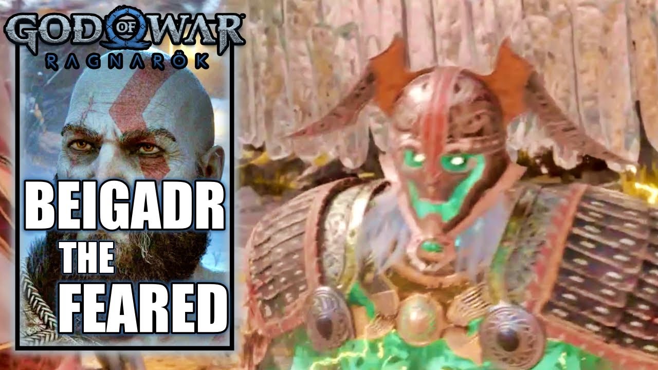 God of War Ragnarok - Beigadr the Feared - Beserker Gravestone Boss ...