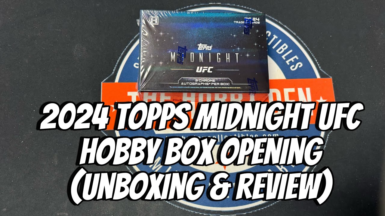 2024 Topps Midnight UFC Hobby Box Opening (Unboxing & Review) - YouTube