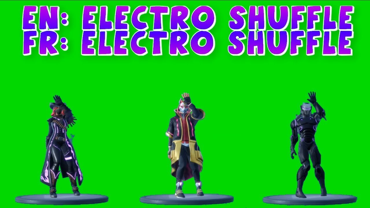 [Green Screen] Epic Emote | Electro Shuffle - YouTube