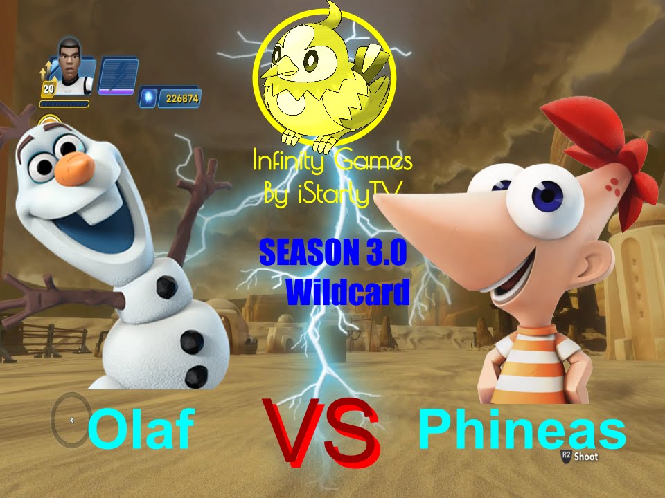 Disney Infinity Games - Season 3.0: Olaf vs. Phineas [Round 3 Wildcard ...