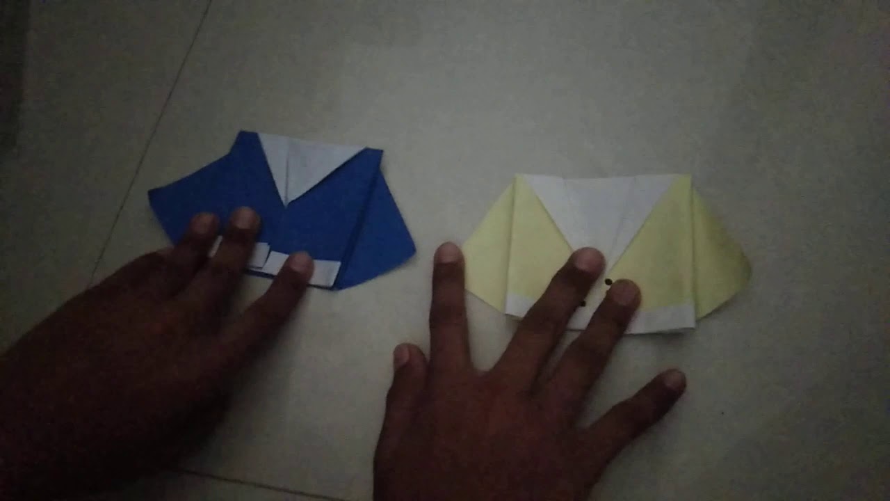 Easy art and craft to make uniform - YouTube