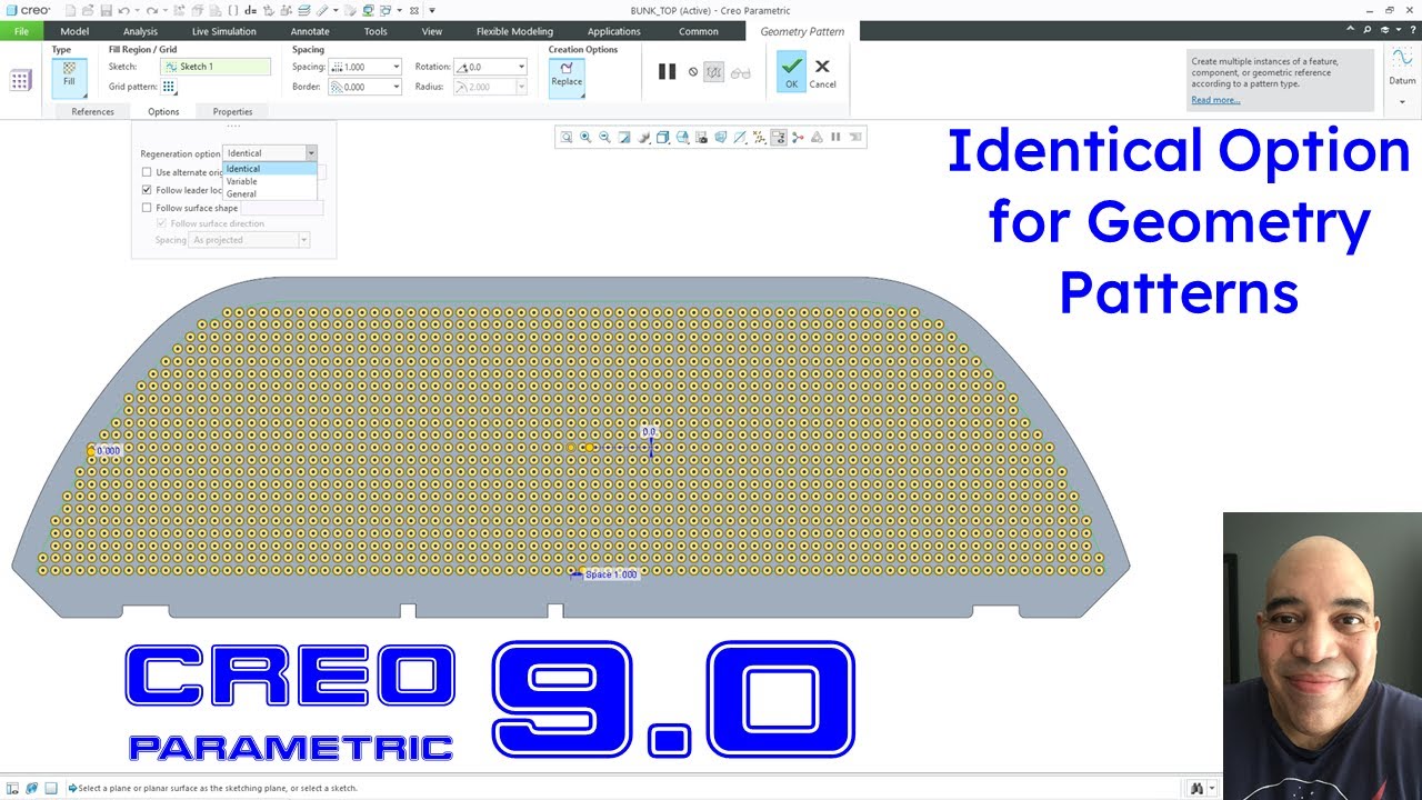 Creo Parametric 9.0 - Identical Regeneration Option for Geometry ...