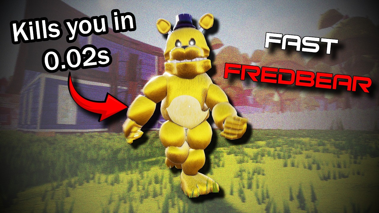 They made fast Fredbear too fast... - YouTube