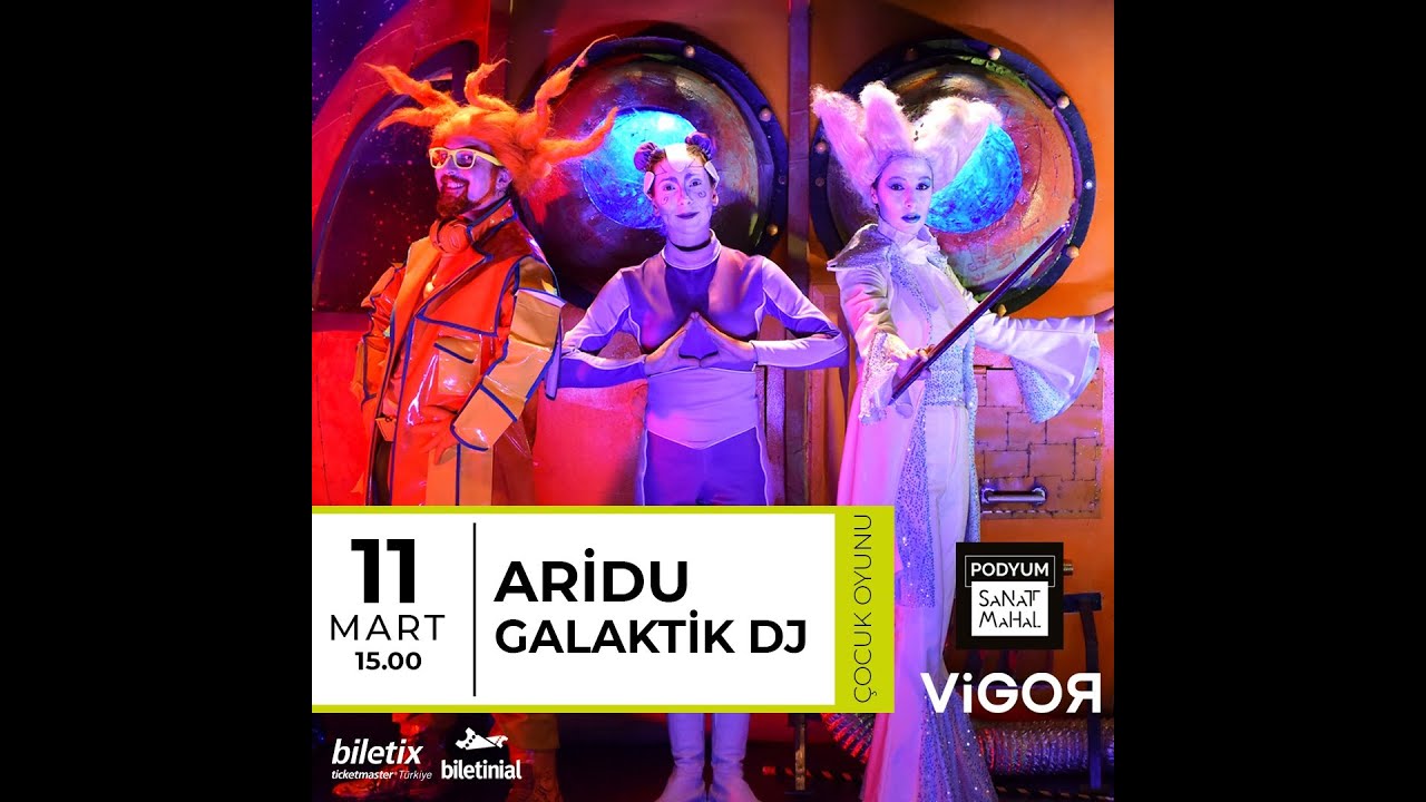 Teaser │ ARİDU Galaktik DJ │ Podyum Sanat Mahal, Bursa - YouTube