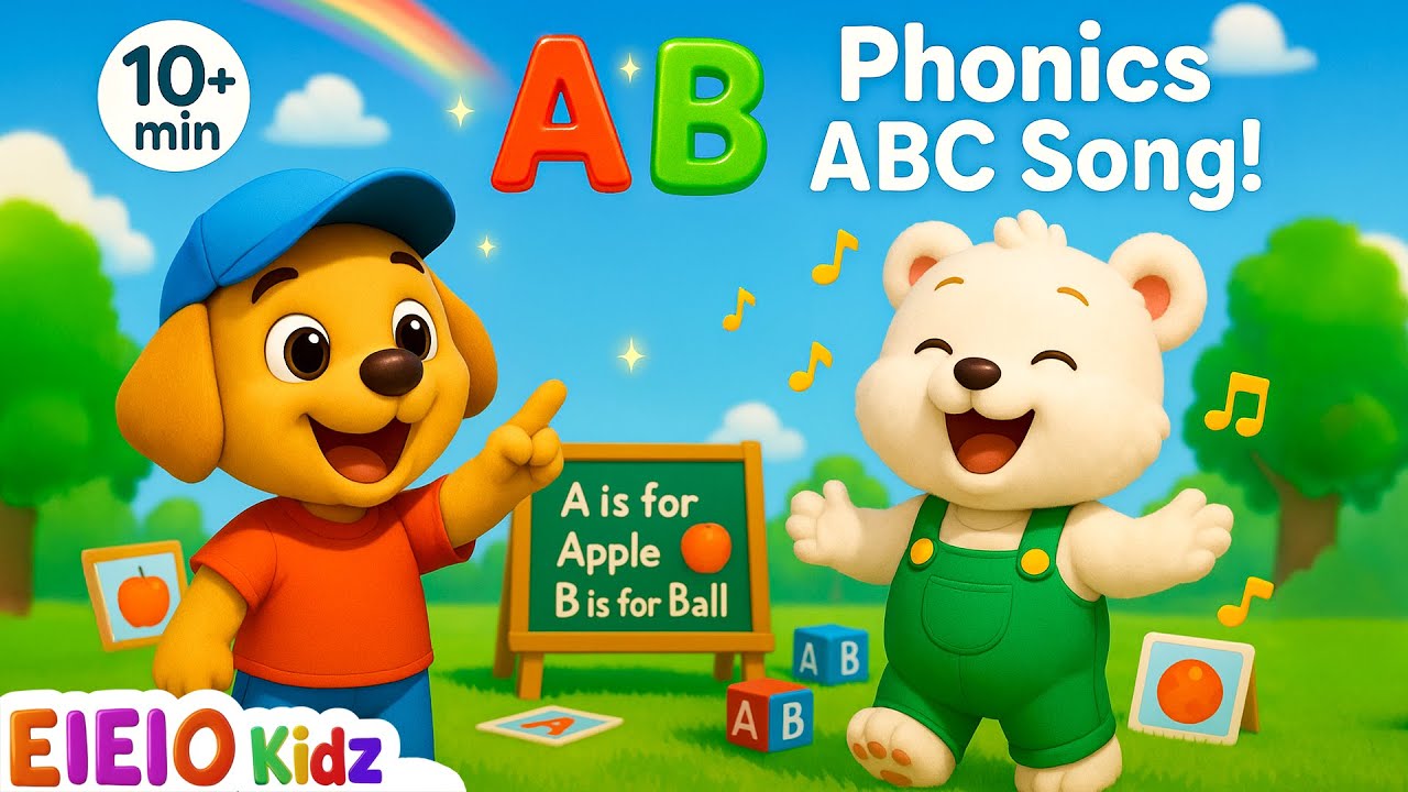 10+ Mins of ABC Song Nursery Rhymes for kids 🔤🎵 | Phonics Song | Learn ...
