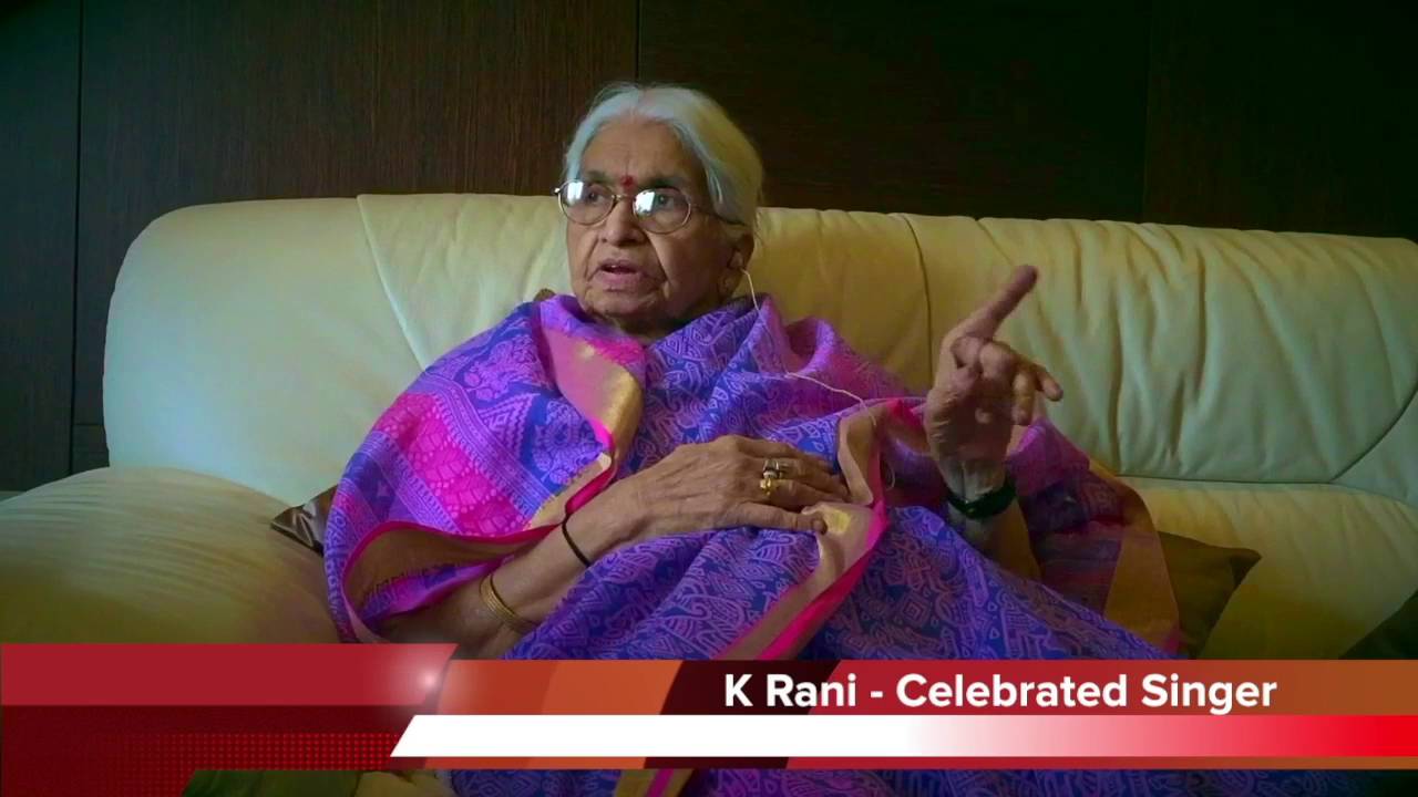 Interview with the yesteryear popular singer K.Rani - YouTube