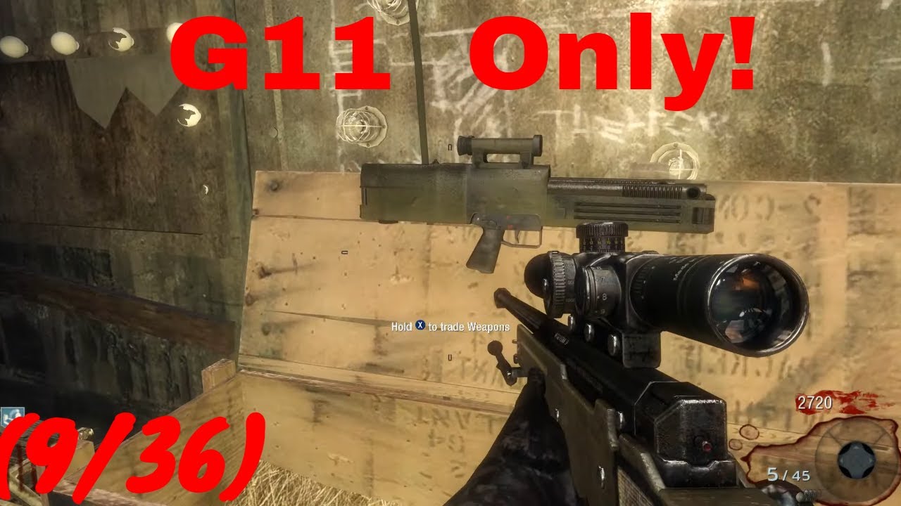 Black Ops 1 Zombies One Weapon challenge (G11) on Kino #blackops1 - YouTube