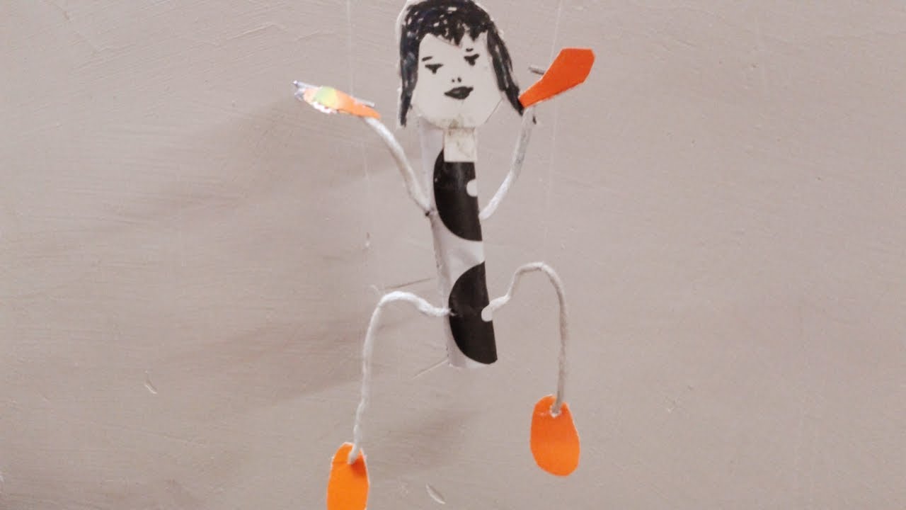 Paper Puppet | Dancing Paper Puppet | Easy Paper Craft - YouTube