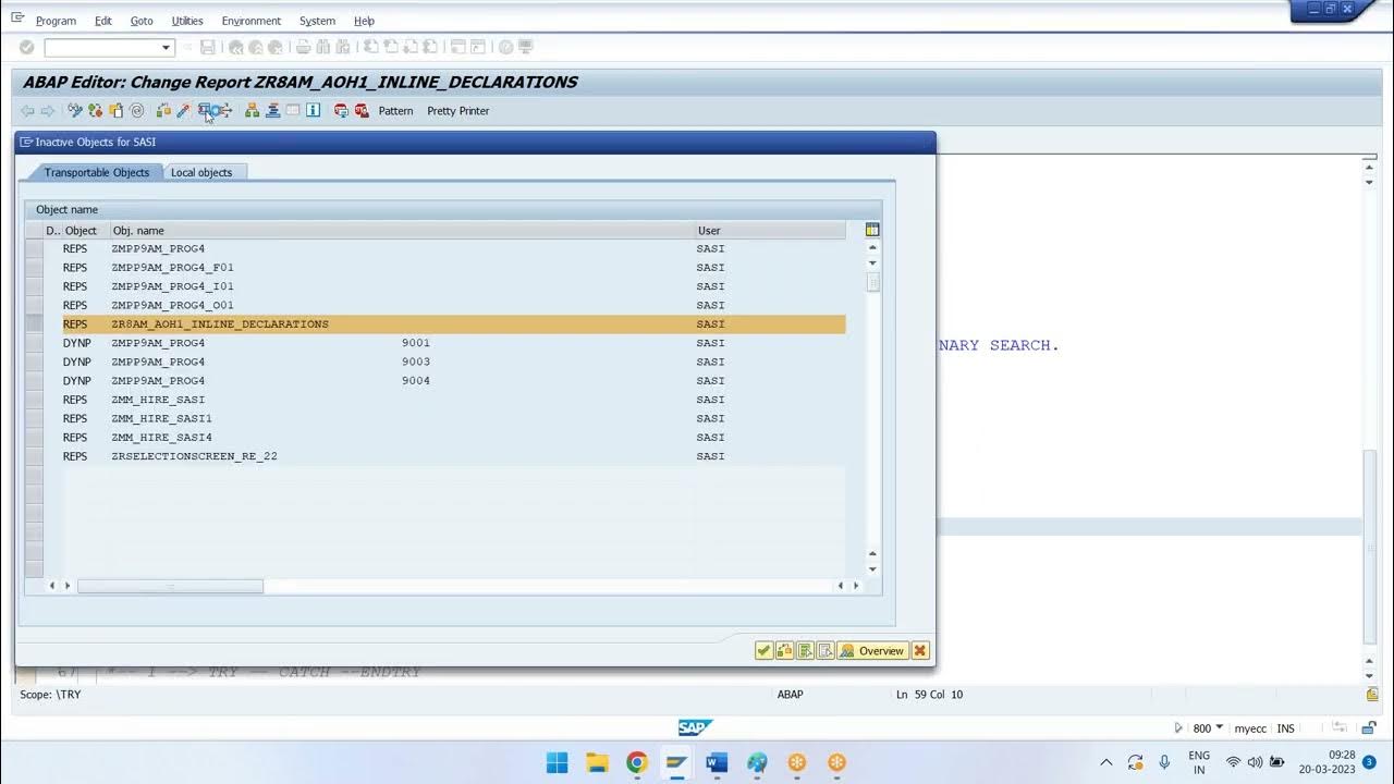 ABAP New Syntax Class 2 - YouTube