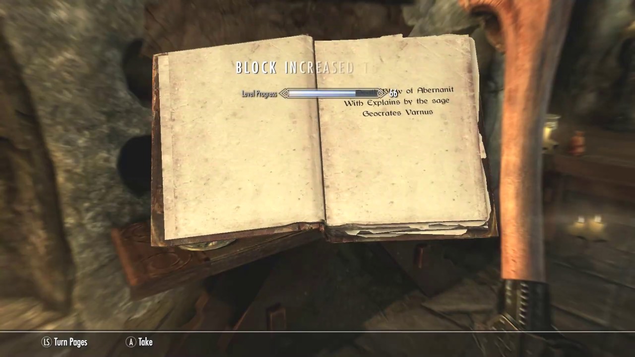 How to get Death Blow of Abernanit skill book - Skyrim - YouTube