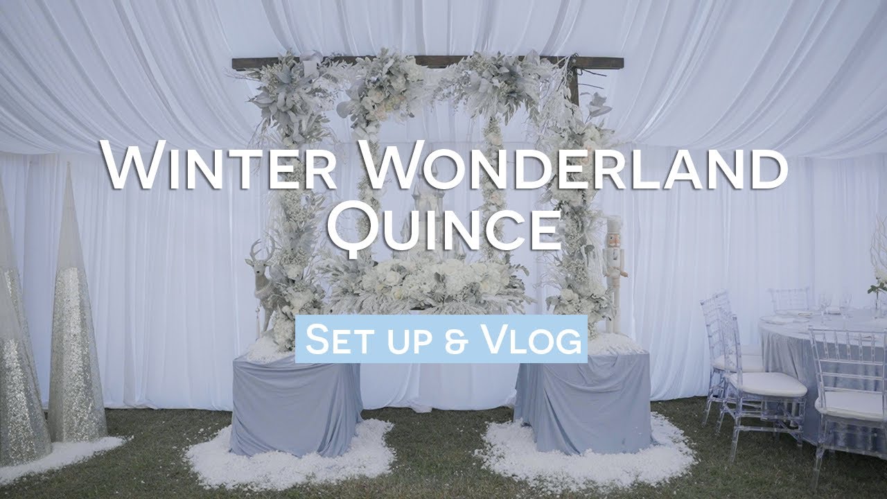 Quinceanera Themes Winter Wonderland Pink