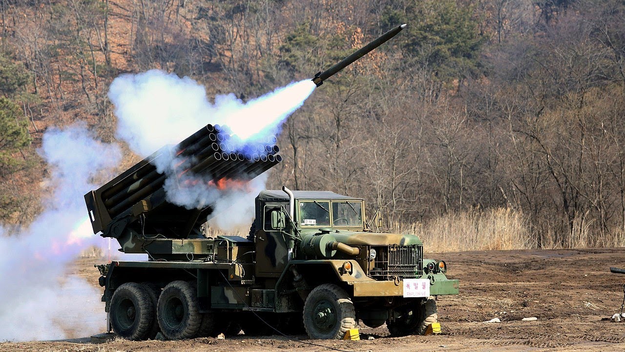 130-мм РСЗО K136 Kooryong, Южная Корея (2016) / K136 Kooryong 130 mm ...