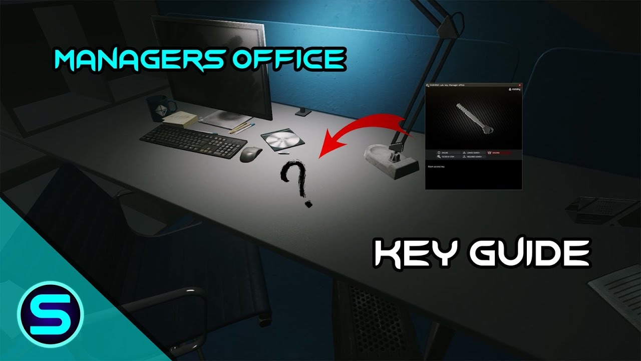 Lab. Key. Manager office key spawn + door location - YouTube
