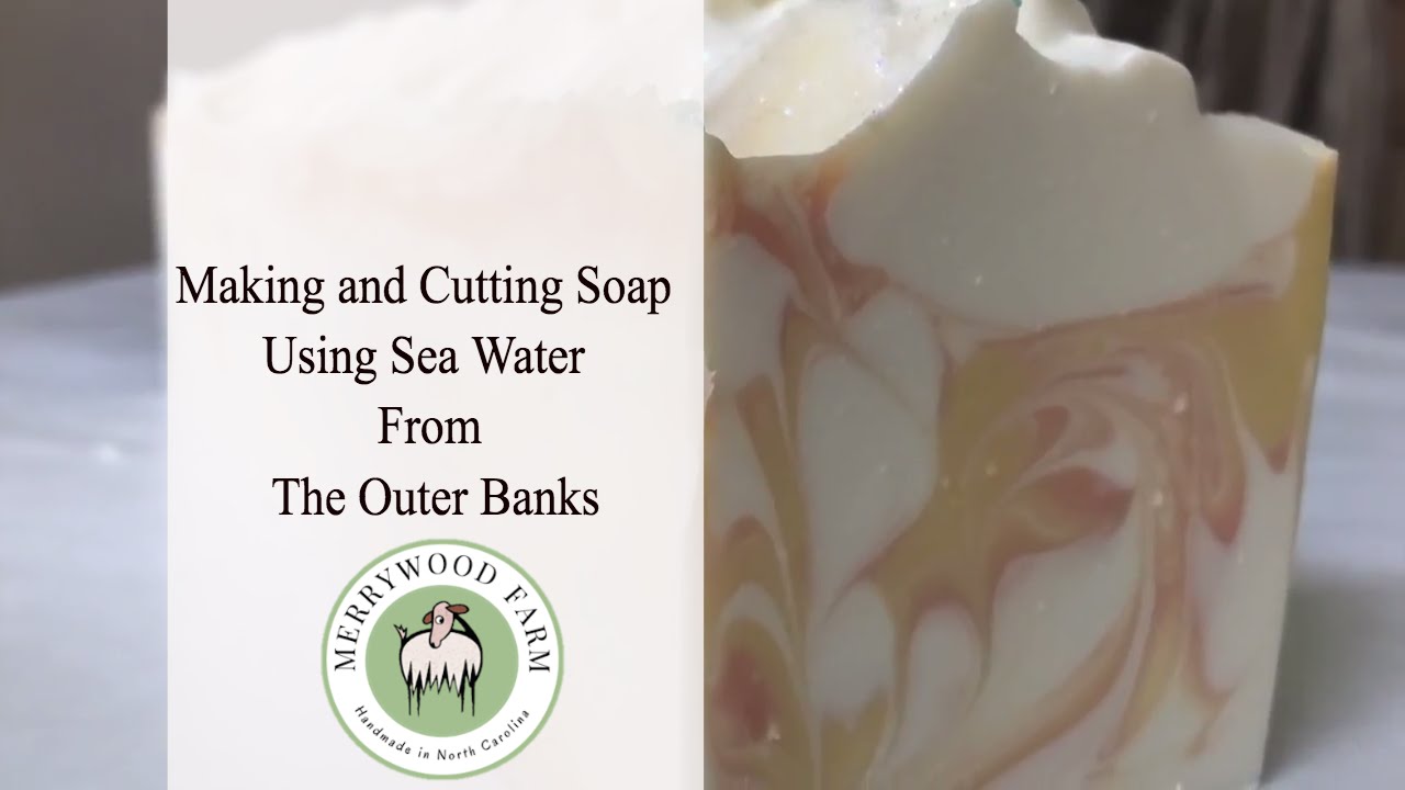 Island Nectar | Sea Water Soap | Making and Cutting Cold Process Soap ...
