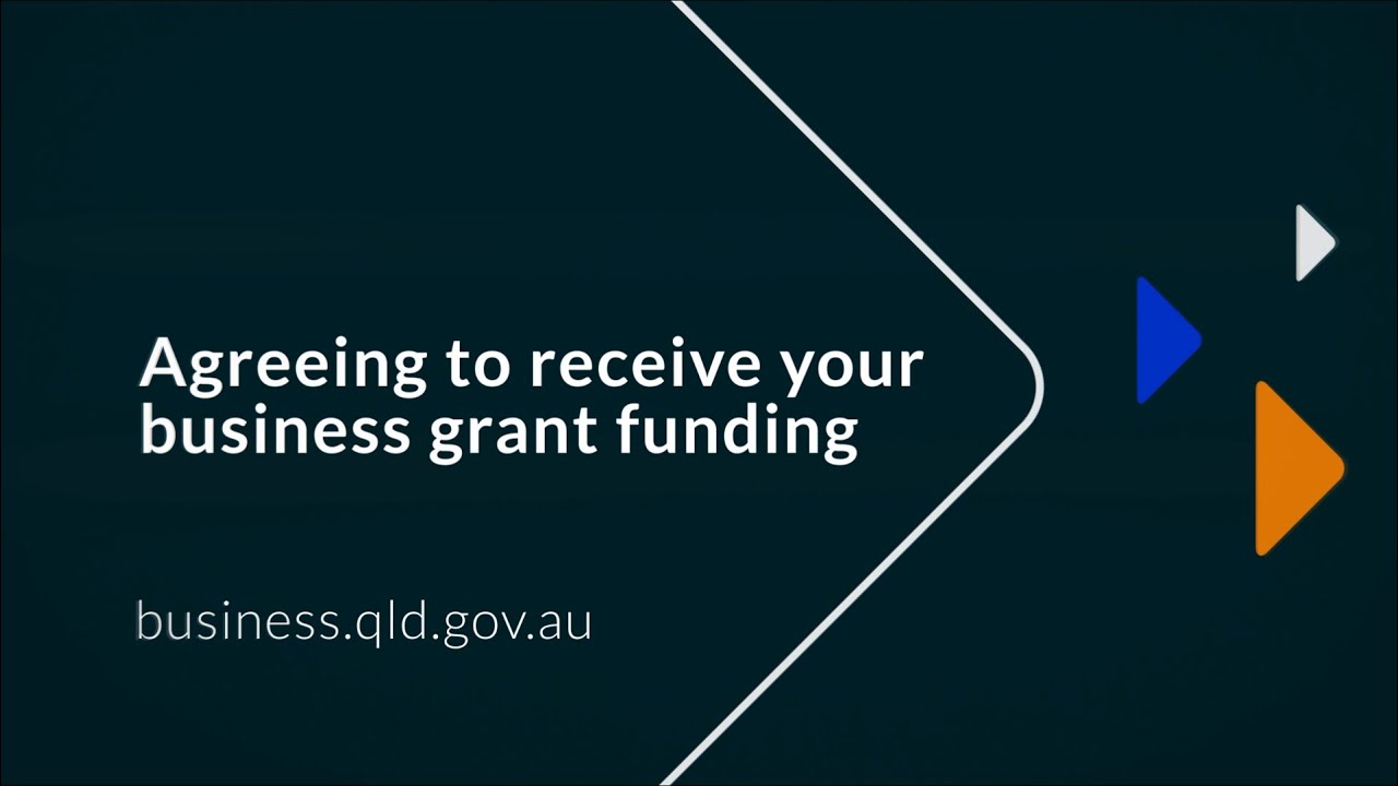 Agreeing to receive your business grant funding - YouTube