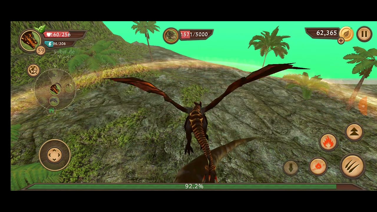 derrotando o chefe mais poderoso do jogo dragon sim - YouTube