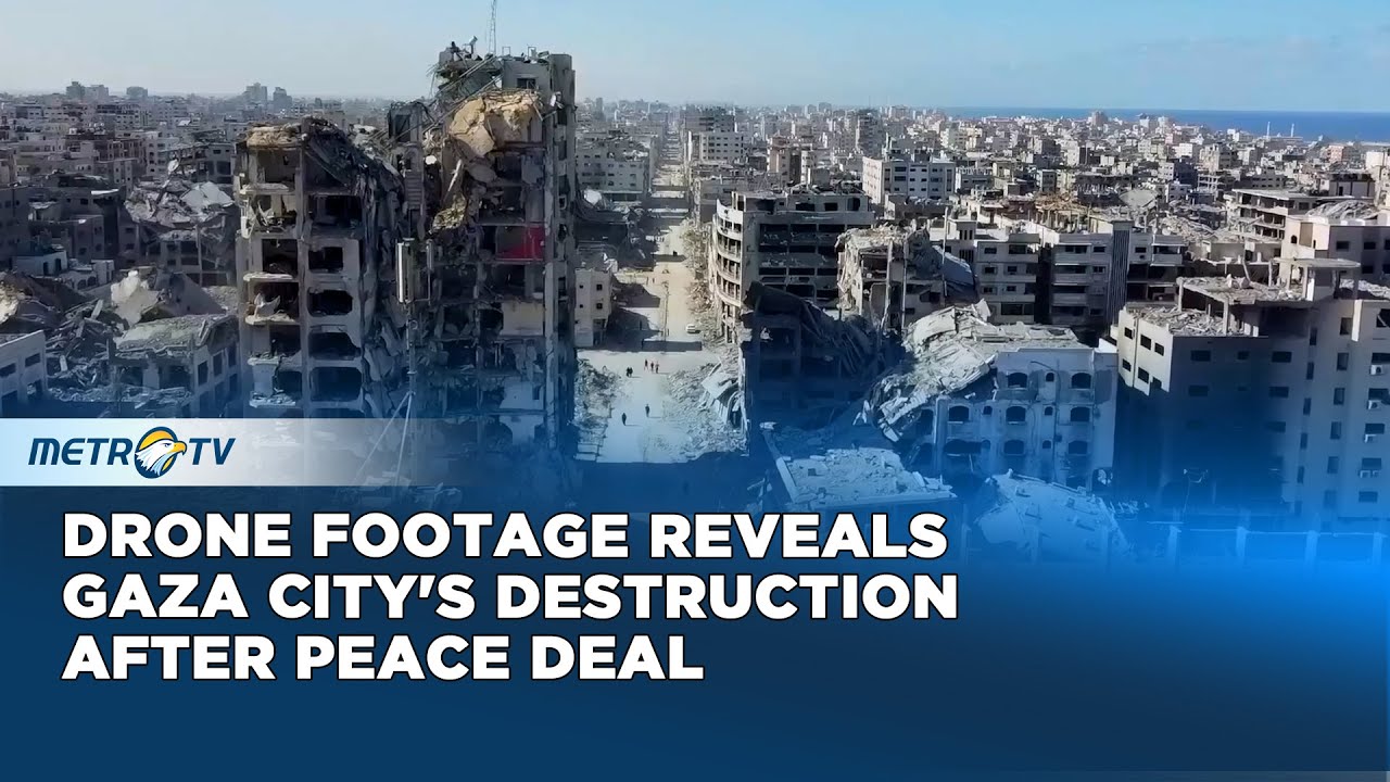 Ground Zero in Gaza City, Drone Reveals Devastation Following Peace ...