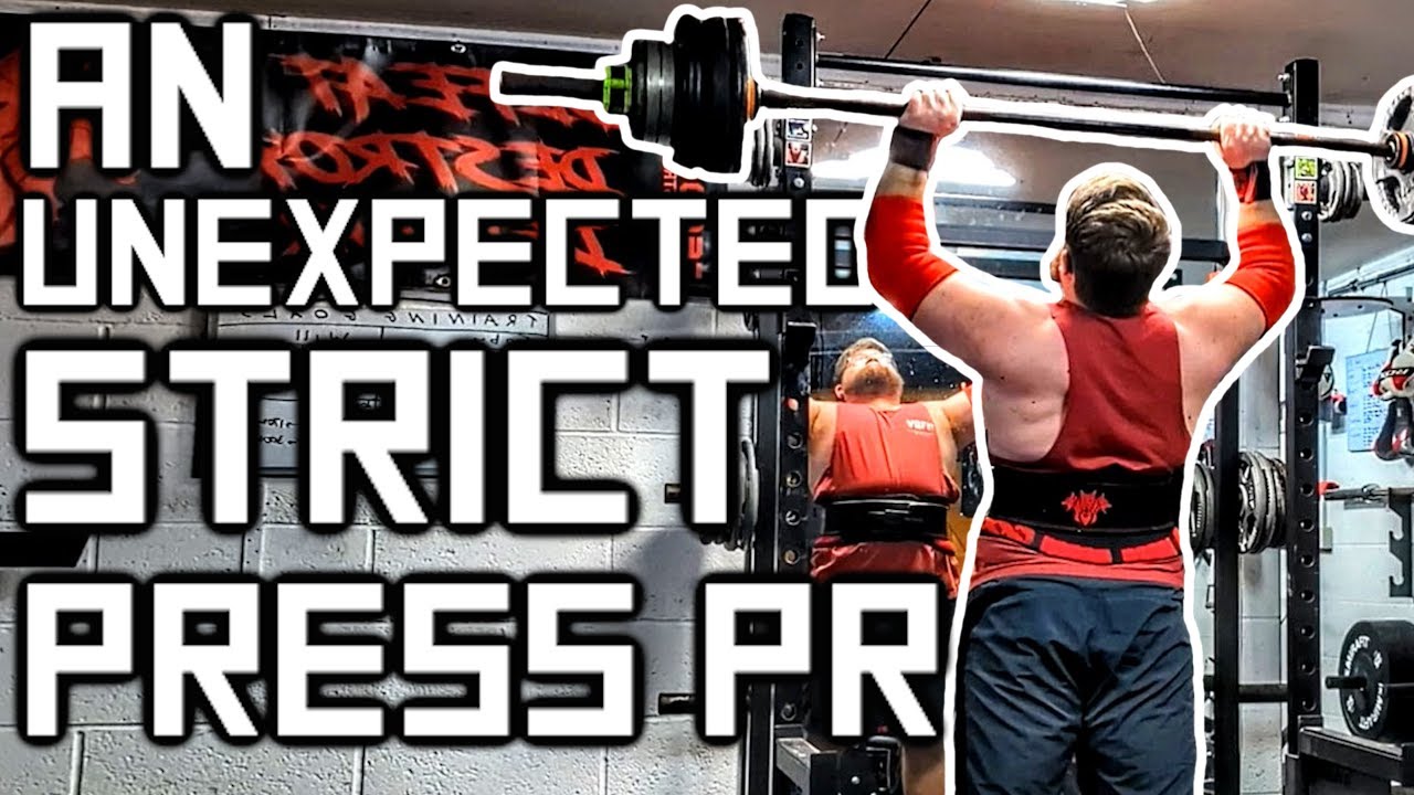 An Unexpected Strict Press PR | Strongman Shoulder Session - YouTube