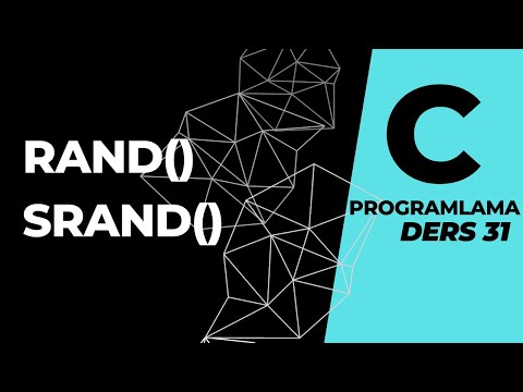 C programlama random sayı üretici [Ders 31] rand,srand